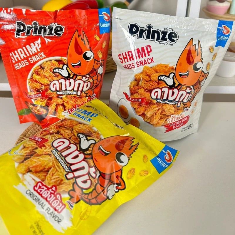 Thailand Imported Seafood Snacks Prinze Salted Egg Yolk Dongyin Gong ...