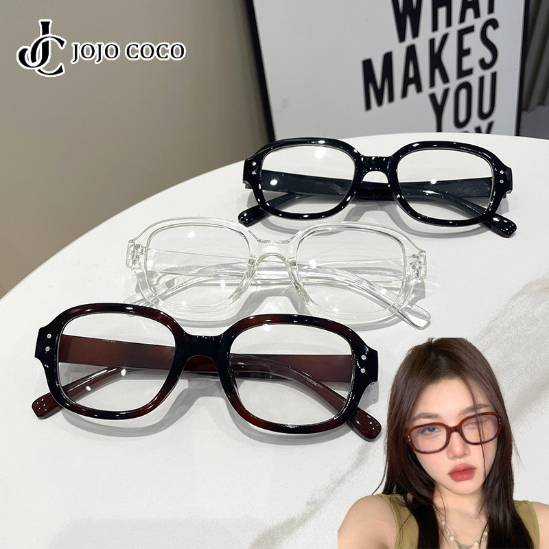 JOJO COCO Personalized Fashionable Korean Version Retro Thick Frame ...