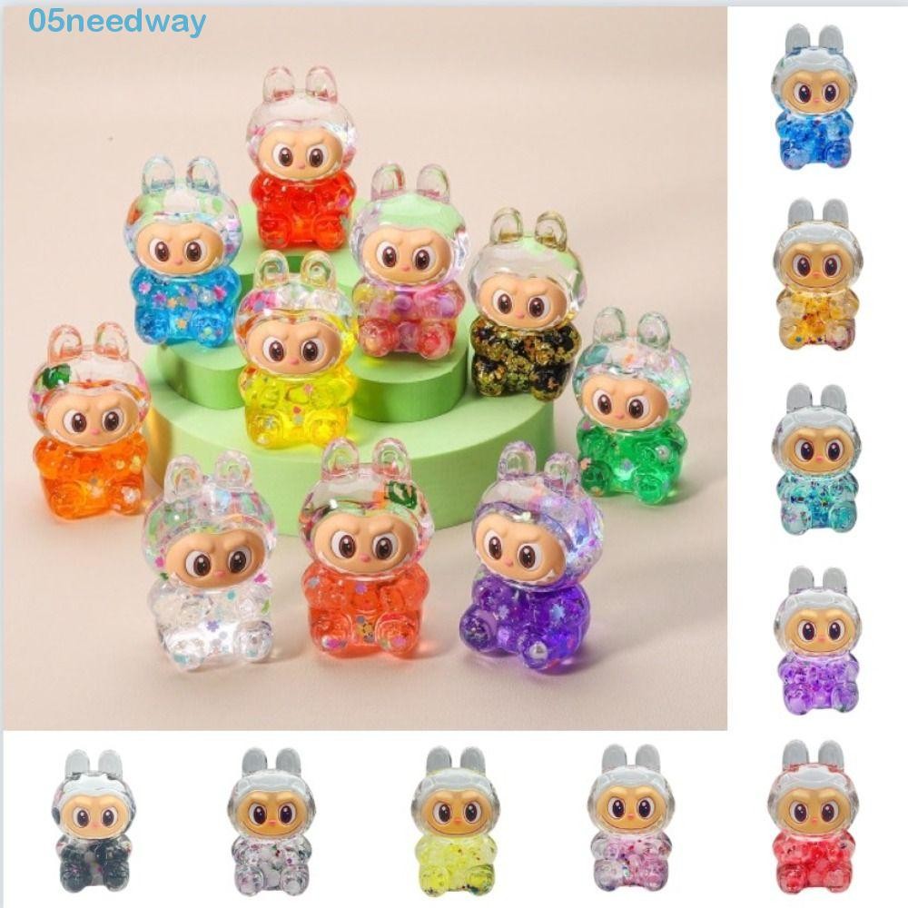 NEEDWAY Luminous Labubu Quicksand Dolls, Noctilucent Luminous Candy ...