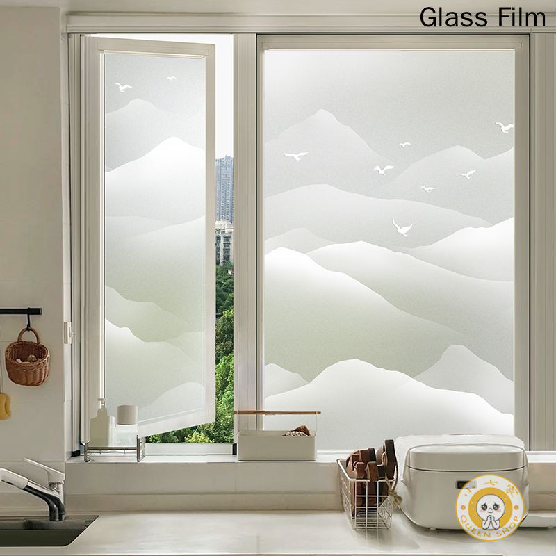 Window Stickers Light-blocking Anti-peeping Light-transmitting Opaque ...