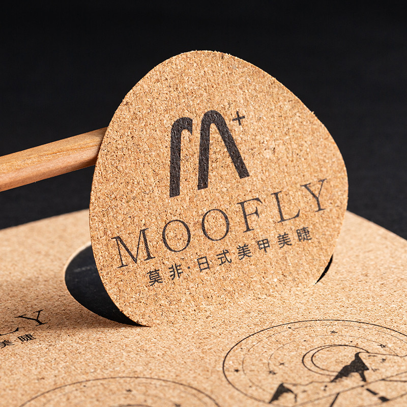 Custom Stickers Waterproof Cork Grain Adhesive Stickers Customized ...