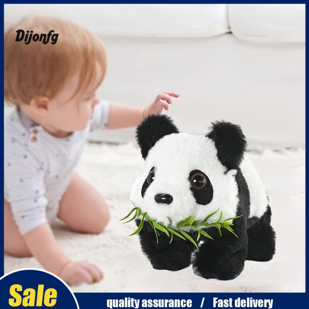 Dj Kids Panda Toy Realistic Panda Toy Interactive Electric Panda Plush ...
