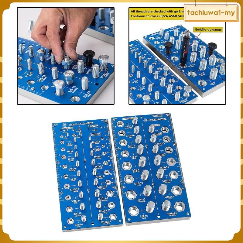 [TachiuwadcMY] Nut and Bolt Thread Checker Identifier Gauge Measurement ...