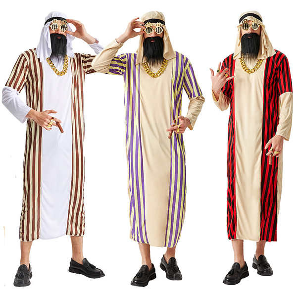 kostum arab halloween timur tengah jubah cosplay pentas pertunjukan ...