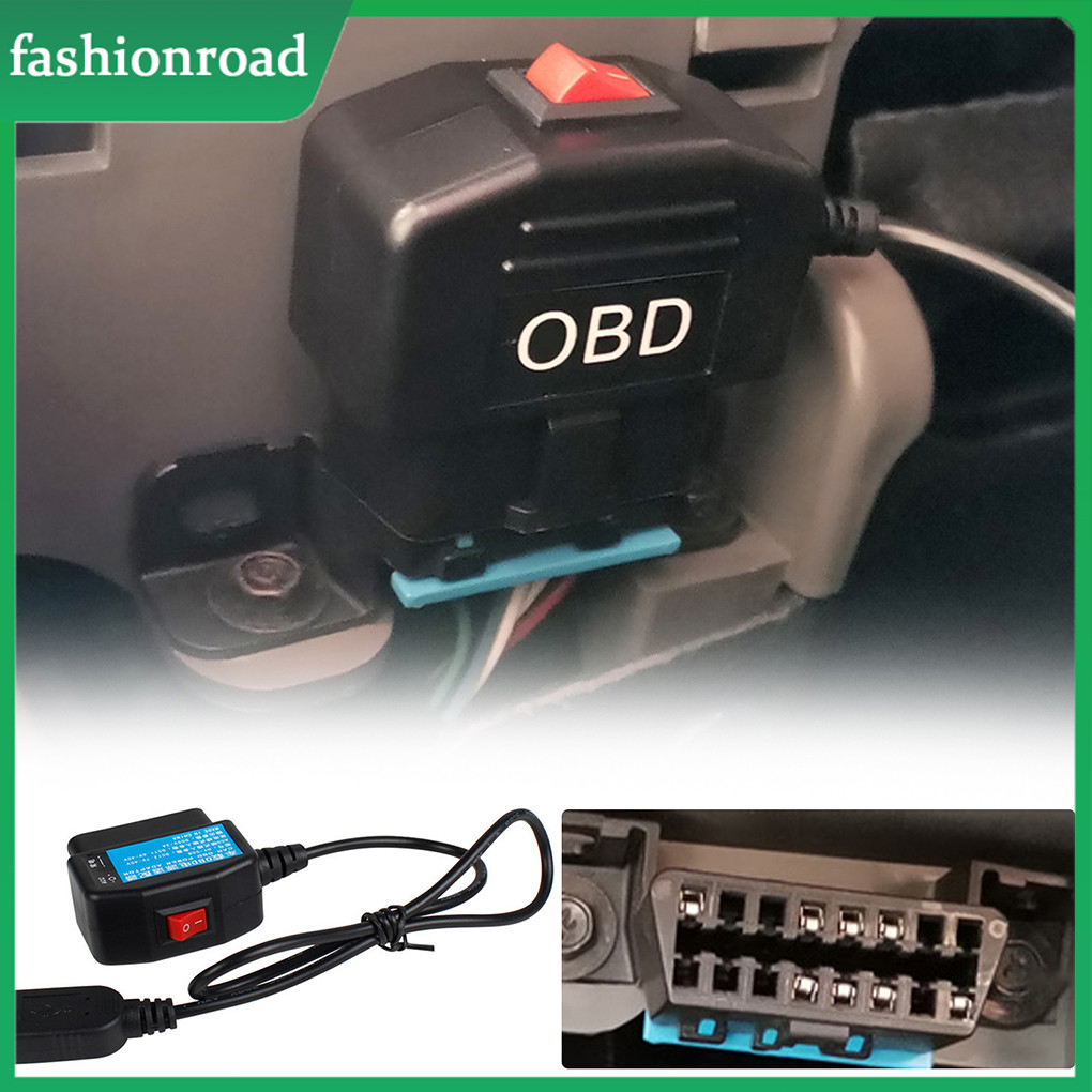 Dash Cam Power Source Adapter Voltage OBD Electrical Charging ...