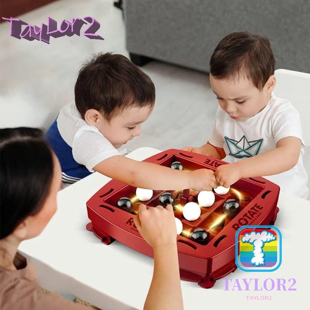 ATAYLOR Four in A Row Game, Interactive Black and White Orbit Logic ...