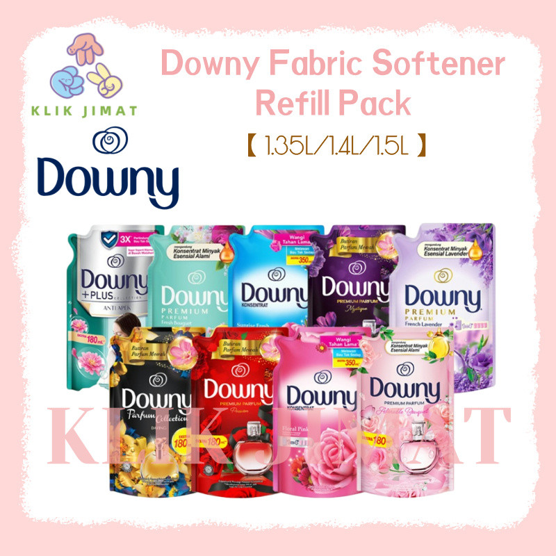READY STOCK!!!Downy Fabric Softener Refill Pack 1.35L/1.4L/1.5L | Shopee Malaysia
