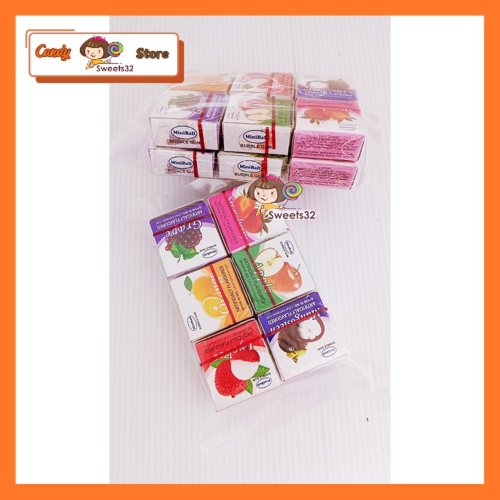 12's Mini Ball Bubble Gum / Pusan Bubble Gum childhood memories | Shopee Malaysia