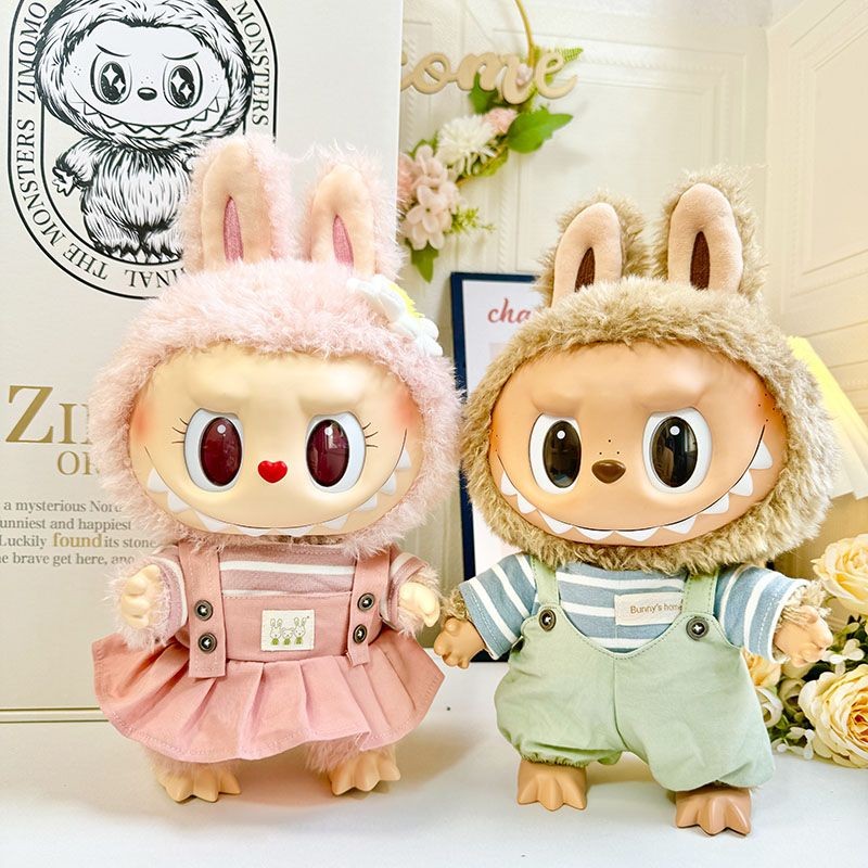 Labubu Labubu WEAR 38cm Labubu Plush Doll Clothes Replace Labubu Doll ...