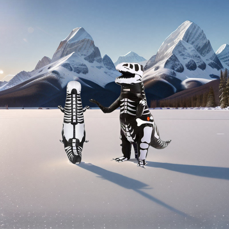 Halloween Pork Ribs Dragon Inflatable Costume Doll Funny Makeup Costume ...