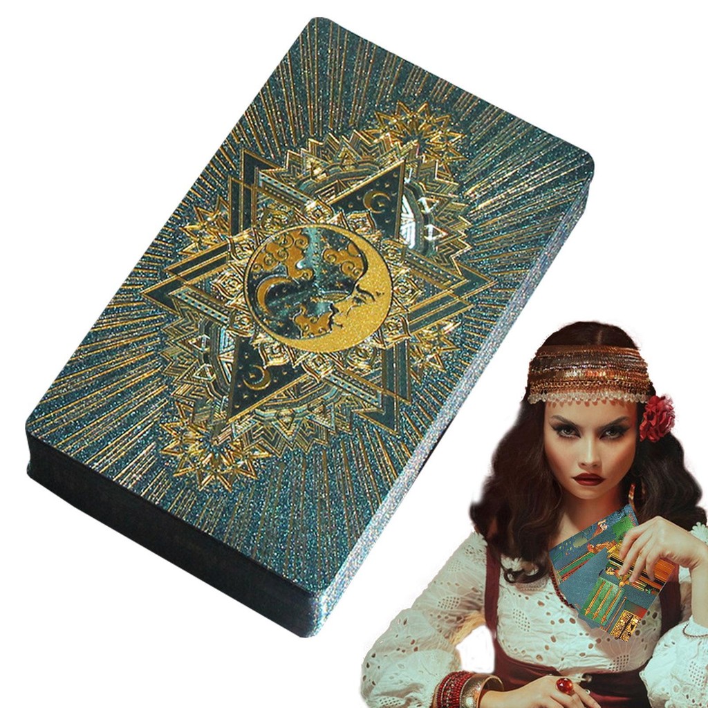 Gold Foil Tarot Cards Set Beginner Tarot 80 Pieces Tarot Deck Original ...