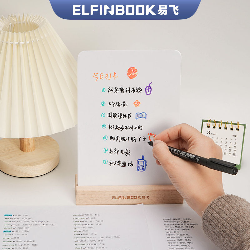 Desktop Small Whiteboard Writing Board Erasable Memo Prompt Board ...