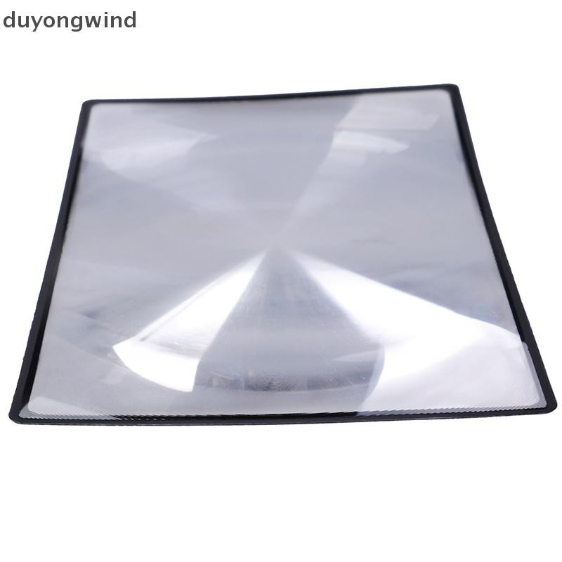 (duyongwind) A5 Flat PVC Magnifier Sheet X3 Book Page Magnifying ...