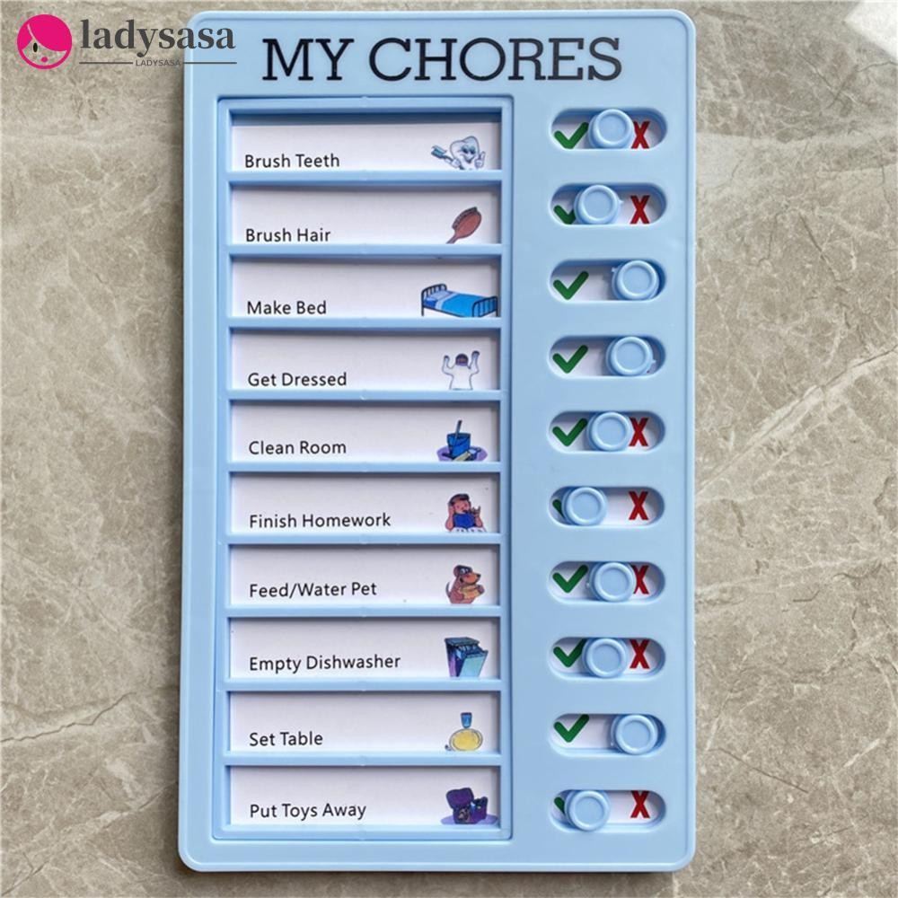 Ladysasa Portable Chore Chart Memo Board, To Do List Checklist Board Detachable Reusable DIY ...