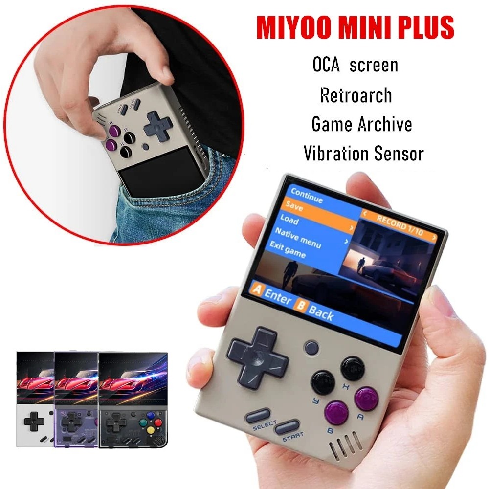 Miyoo mini plus+Kaiyuan Handheld Retro PSP Arcade Handheld Game Console ...