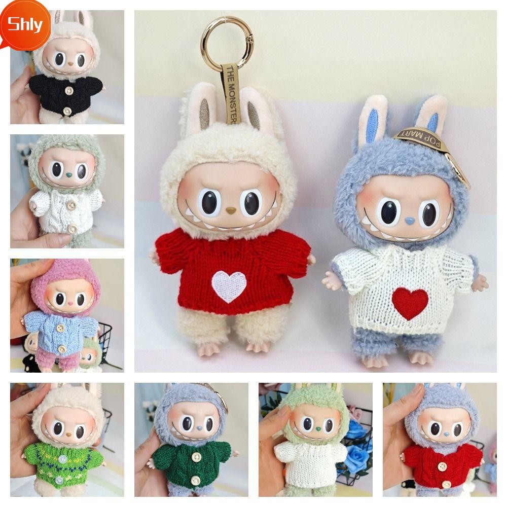 SHLY Labubu Sweater, Hand-made Knitted Labubu Wears, Accessories ...