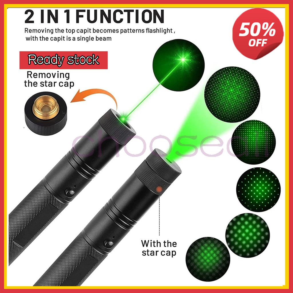 Green Laser Pointers High Power 532nm 303 Rechargeable Visible Beam ...