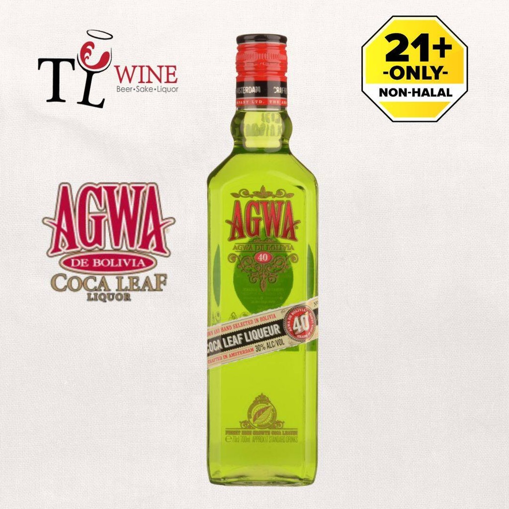 AGWA De Bolivia Herbal Liquer Liqueur 700ml Alc:30% Duty paid 100% ...