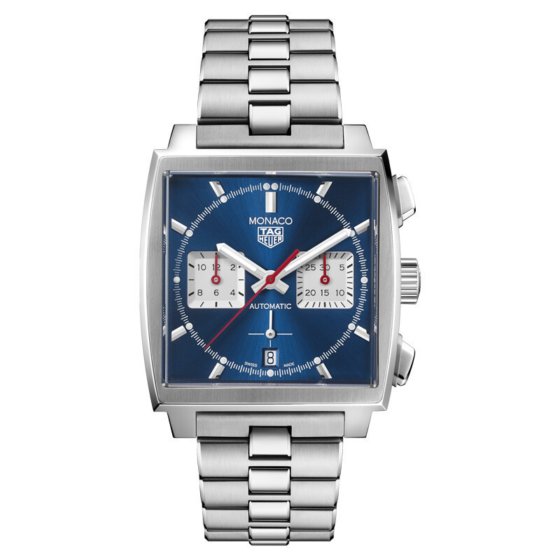 TAG Heuer Retro Classic Square Blue Mechanical Watch TAG Heuer | Shopee ...