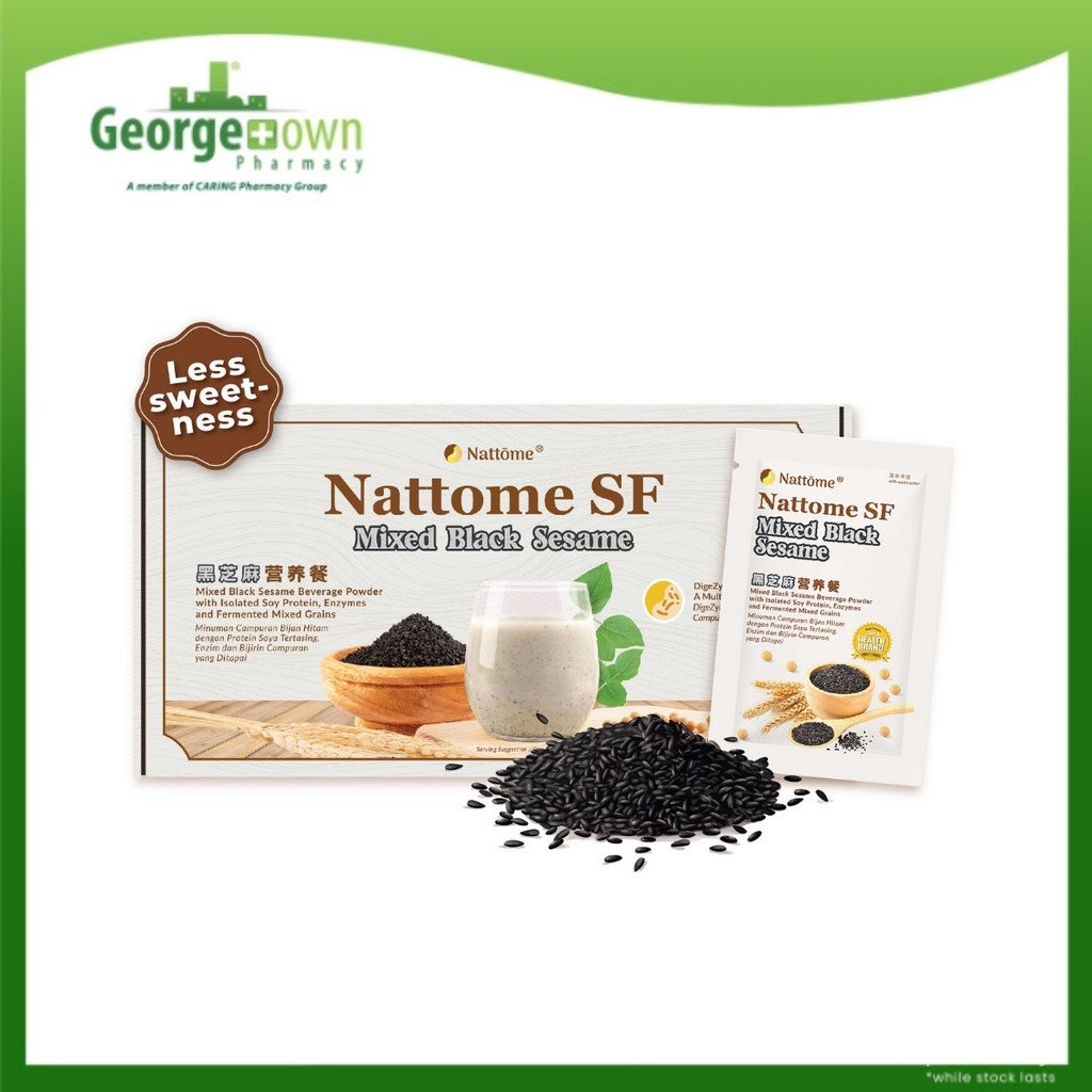 NATTOME MIXED BLACK SESAME BEVERAGE POWDER 20G 15S | Shopee Malaysia