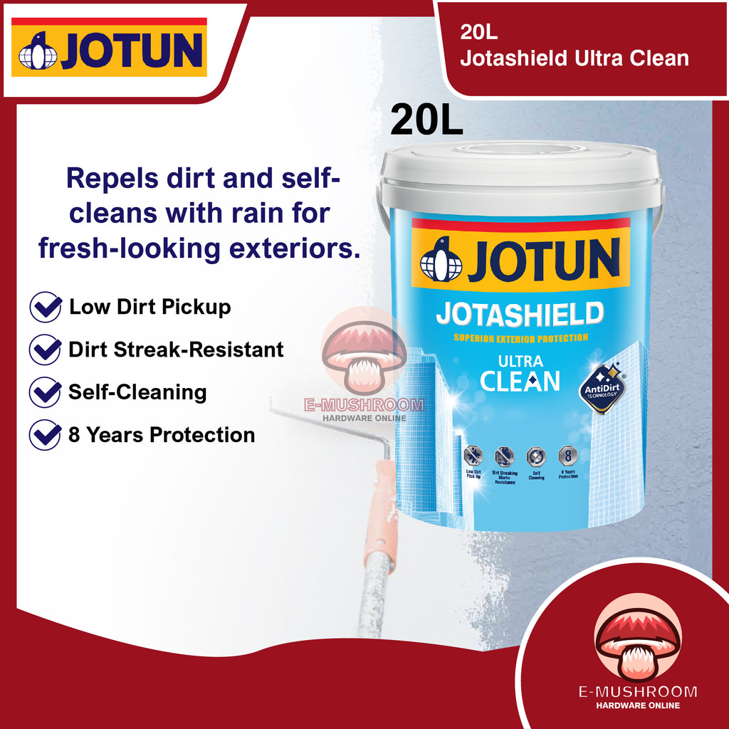 20L Jotun Paint Jotashield Ultra Clean Exterior Wall Paint 0001 White ...