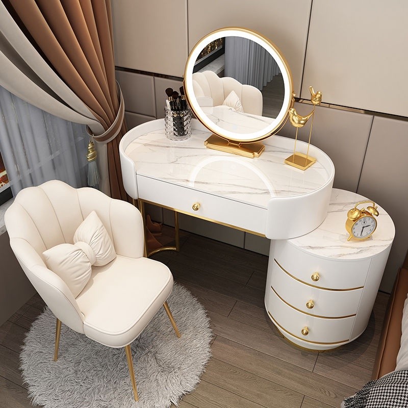 Cute oval dressing table in three colors small size[no installation ...
