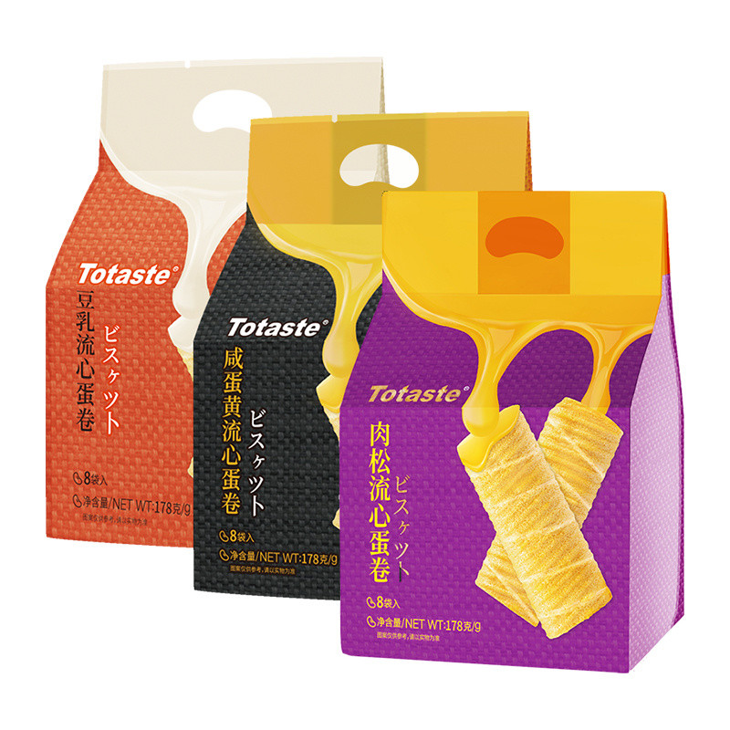 Totaste Totaste Soy Milk Flowing Egg Roll Pastry Sandwich Flowing Egg ...
