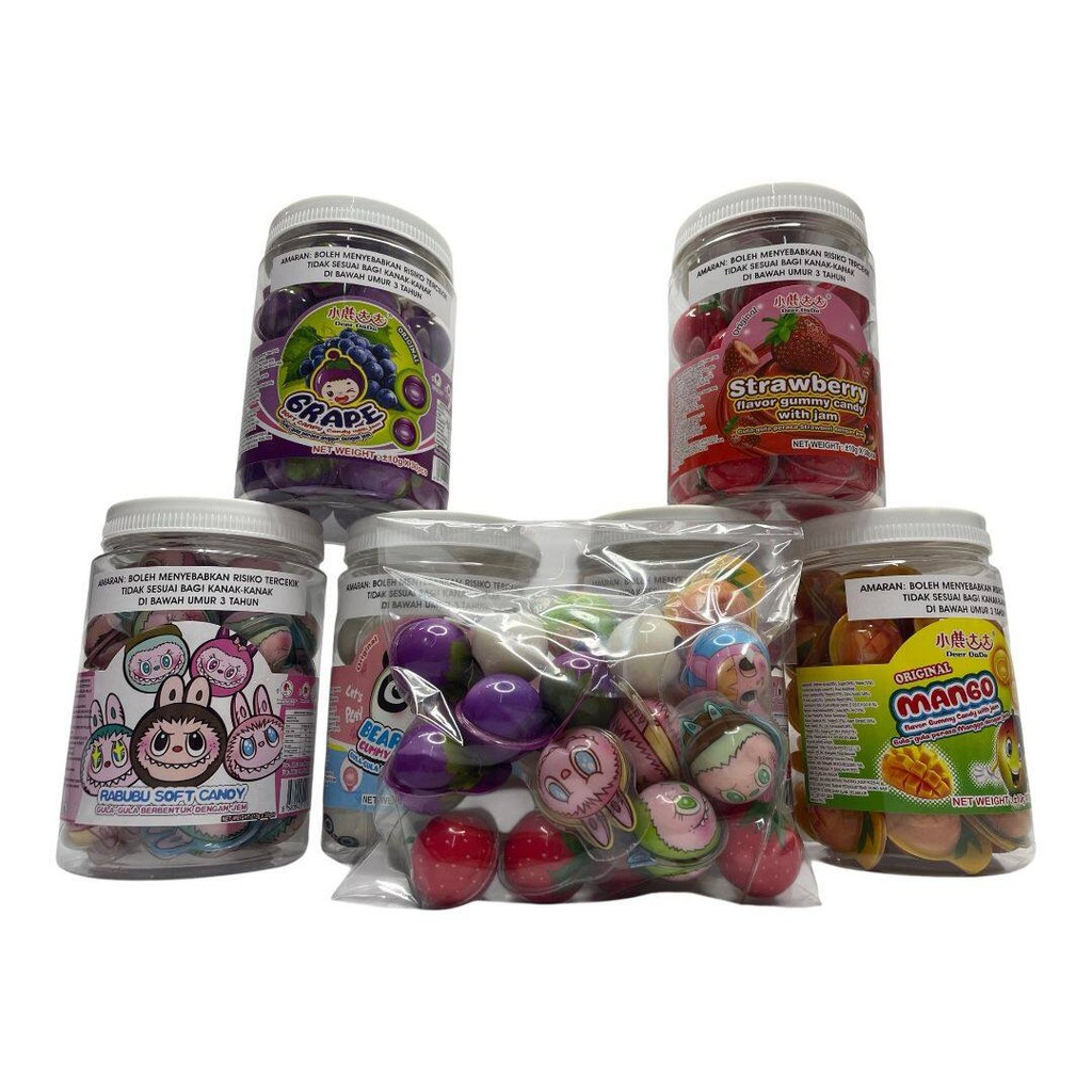 (PCS) 24'S/12'S SOFT CANDY/STRAWBERRY/MANGO/GRPE/BEARS/POWER GIRL ...