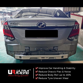 Ultra Racing | Perodua Bezza 1.3 '17/'19 - Rear Anti Collision Bar 2 ...