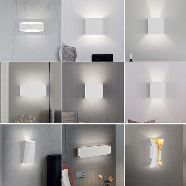 lampu led lampu siling Moden moden seni baru cahaya lampu dinding mewah ...