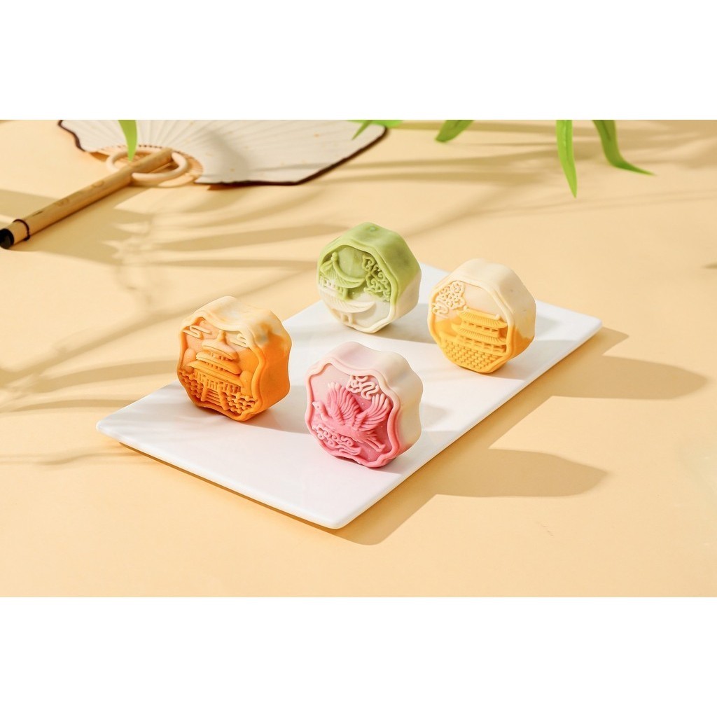 双色月饼奶黄流心 60g Mooncake Twin Colour Lava Custard 60g | Shopee Malaysia