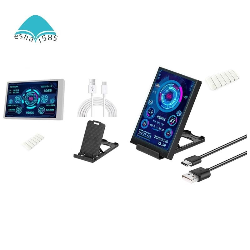 Computer Monitor for Mini ITX Case 3.5 Inch IPS Secondary Screen CPU ...