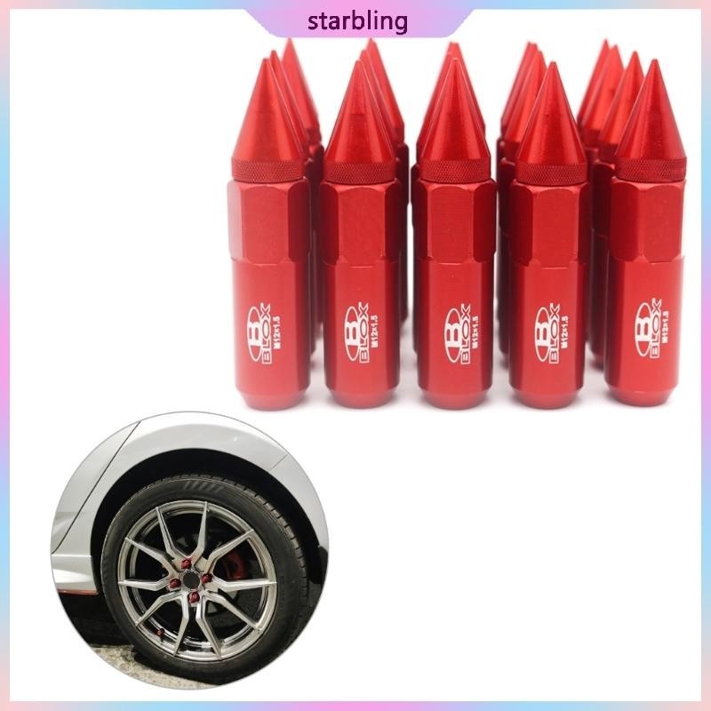 Star Aluminium Extended Tuner Spike-Lug Nuts for Wheels Rims Car ...