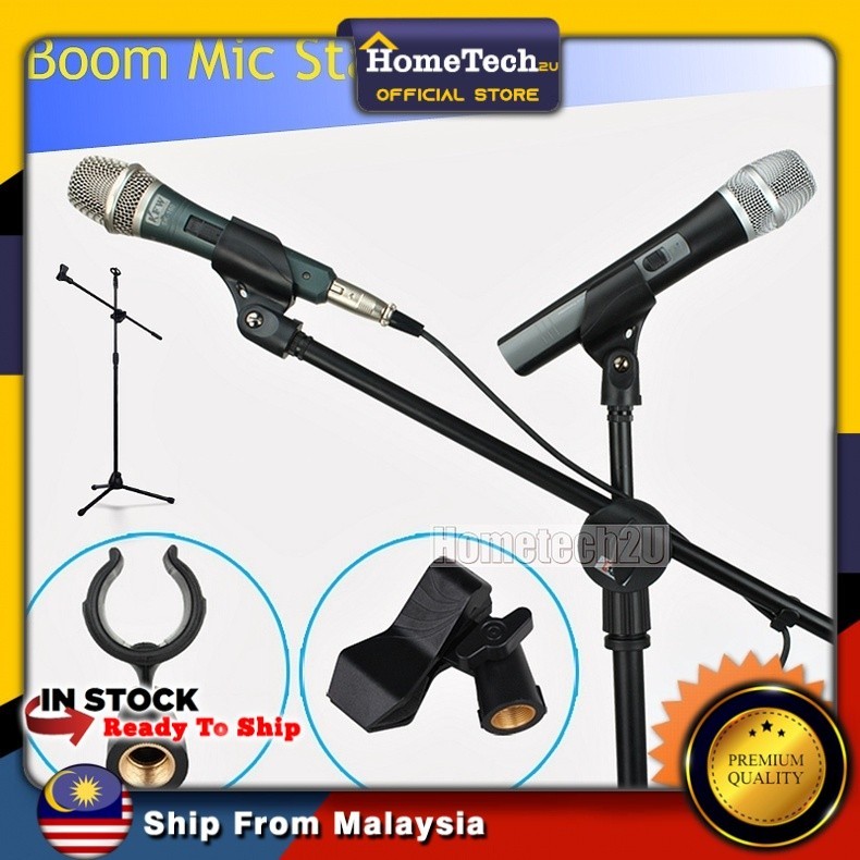 Boom Microphone Stand Mic Stand Tripod | Shopee Malaysia