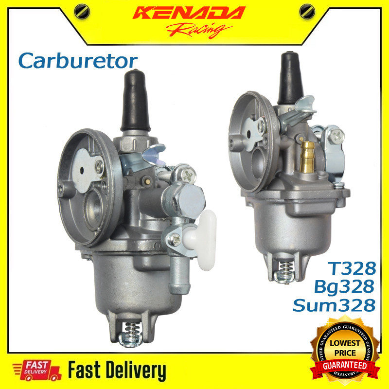 Carburetor Bg328 Pro 338 Eco348 Sum328 T328 Brush Cutter Mesin Rumput ...