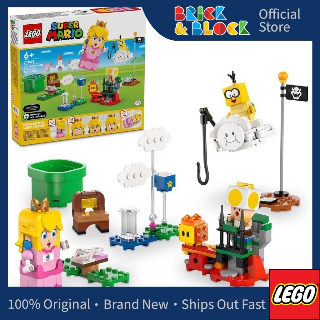 LEGO 71441 Adventures with Interactive LEGO Peach | LEGO Super Mario ...
