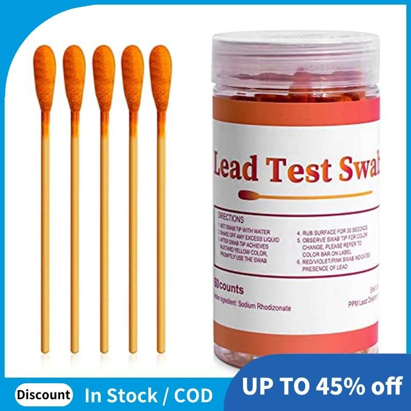 Lead Paint Test Swabs Kit 60 Pcs Lead Test Kit Swabs Home Lead Test Kit ...