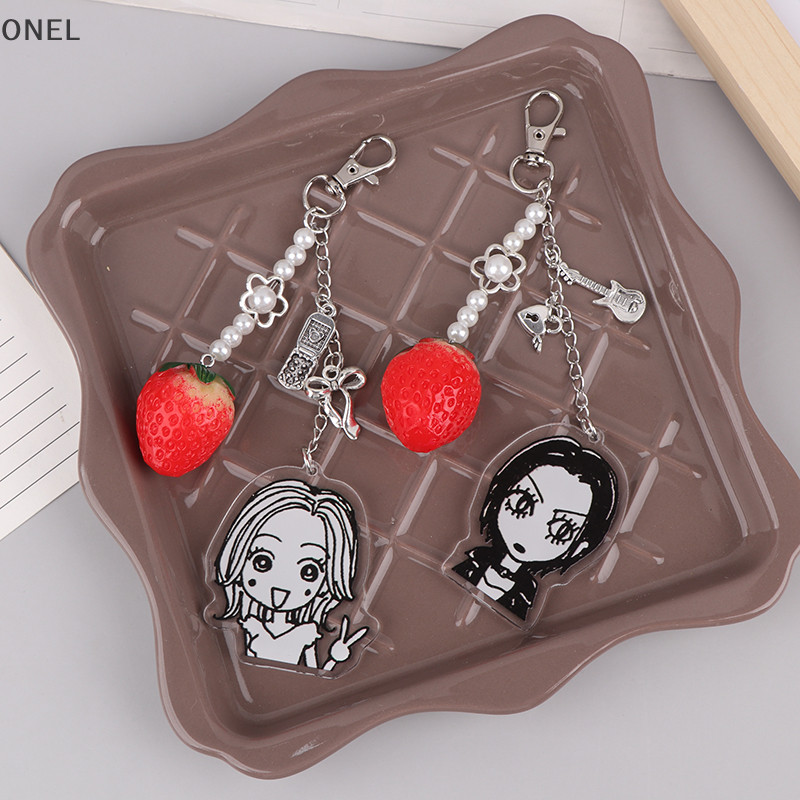 on 1 PCS Super Cute Nana Anime Nana Hachi Matching Phonecharm Keychain ...