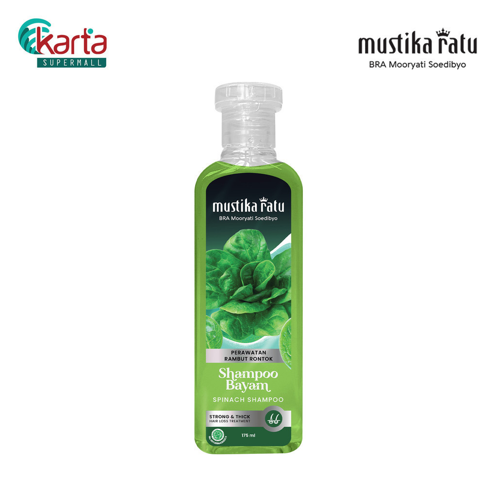 Mustika Ratu Shampoo Bayam 175ML | Shopee Malaysia