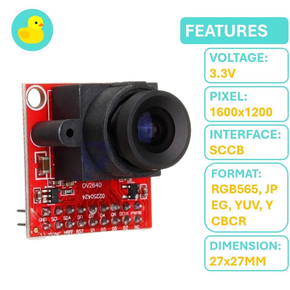 OV2640 200W Pixel HD Camera Module | Shopee Malaysia