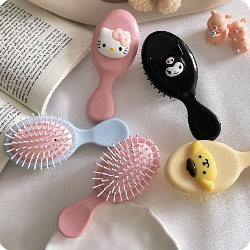 Kawaii Sanrio Air Cushion Comb Portable Anime Kuromi Cinnamoroll ...