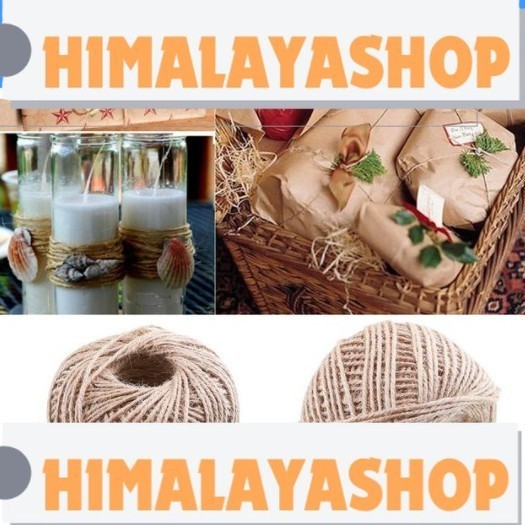 Natural Jute Hemp Linen Rope Twine String Cord Shank Craft String DIY ...
