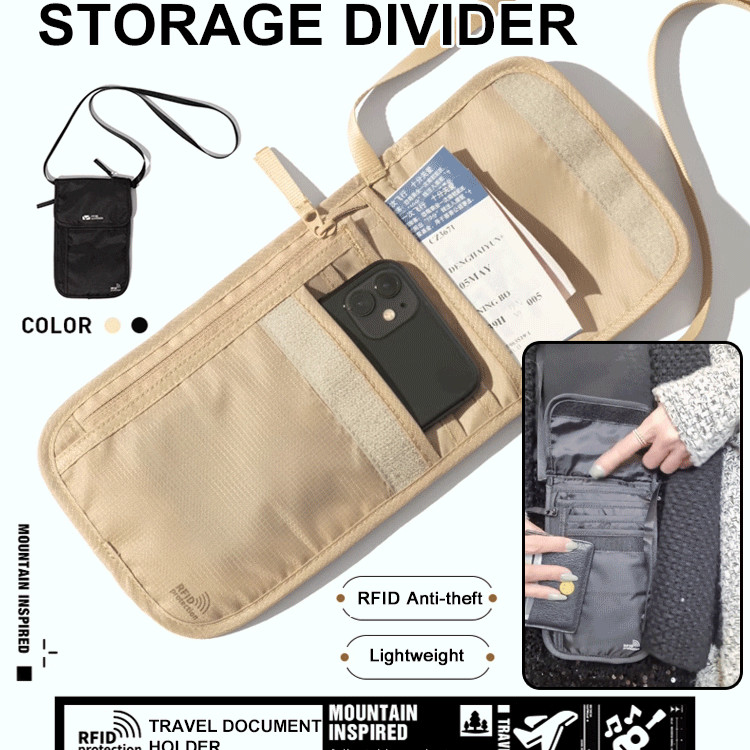 [RFID Anti-Lost/Security] Multifunctional Anti-theft Travel Document ...