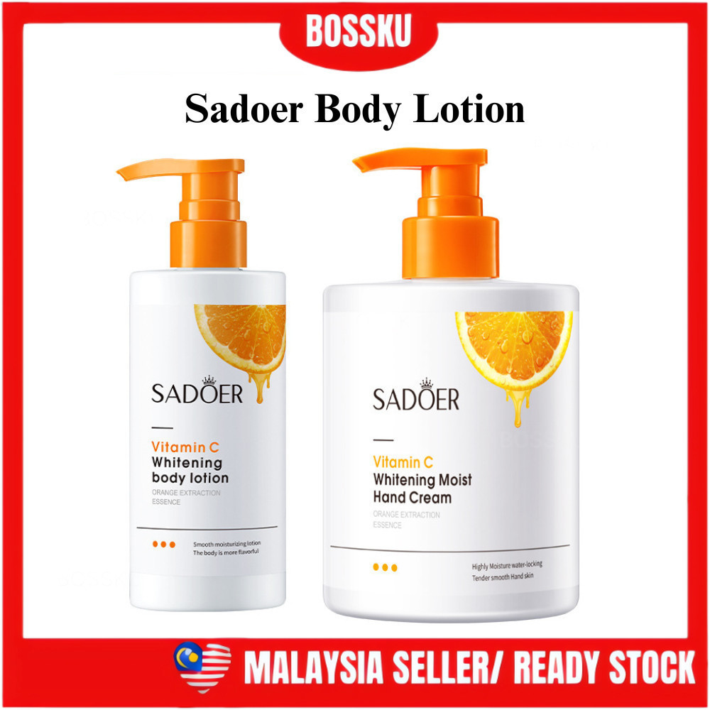 Bossku Sadoer Vitamin C Whitening Body Lotion 维生素C美白身体乳水润保湿 250g | Shopee Malaysia