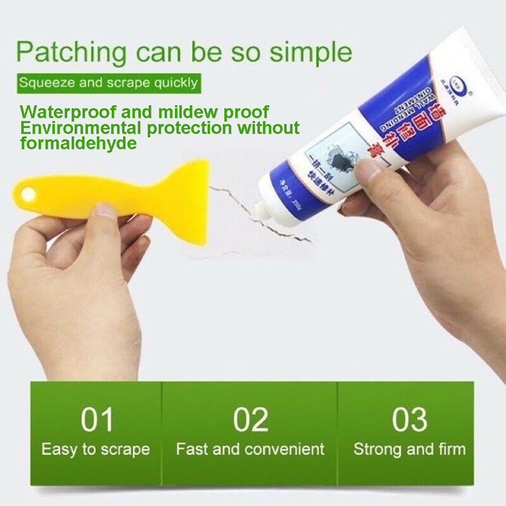Wall Repair Non-toxic Mending Paste Mending Agent Cream | Shopee Malaysia