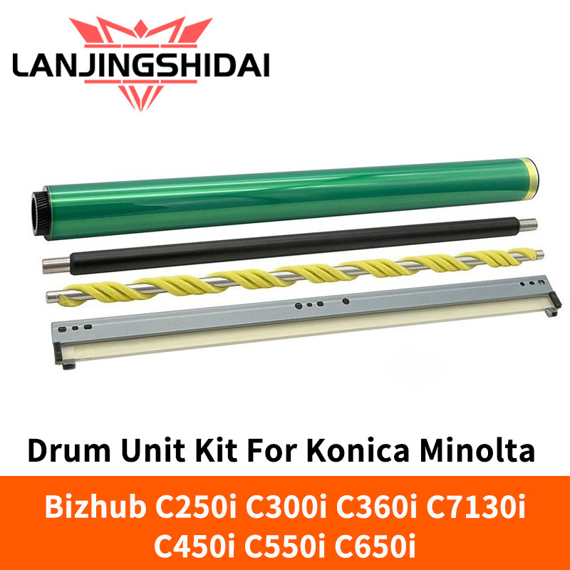 Drum Unit Kit For Konica Minolta Bizhub C250i C300i C360i C7130i 450i 550i 650i OPC DRUM ...