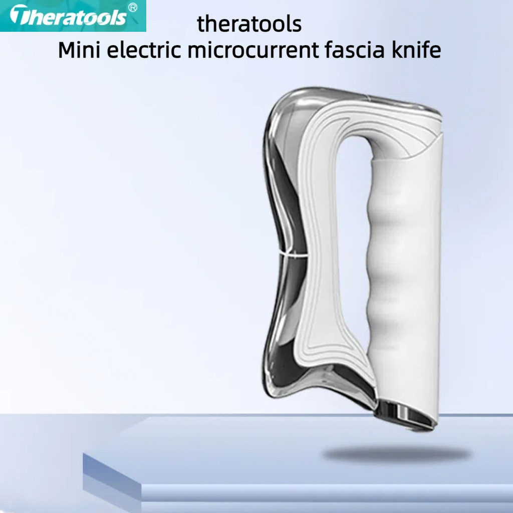 Theratools Electric Fascia Scraper Professional Grade Micro-Current Neck Mask Knife Heating ...