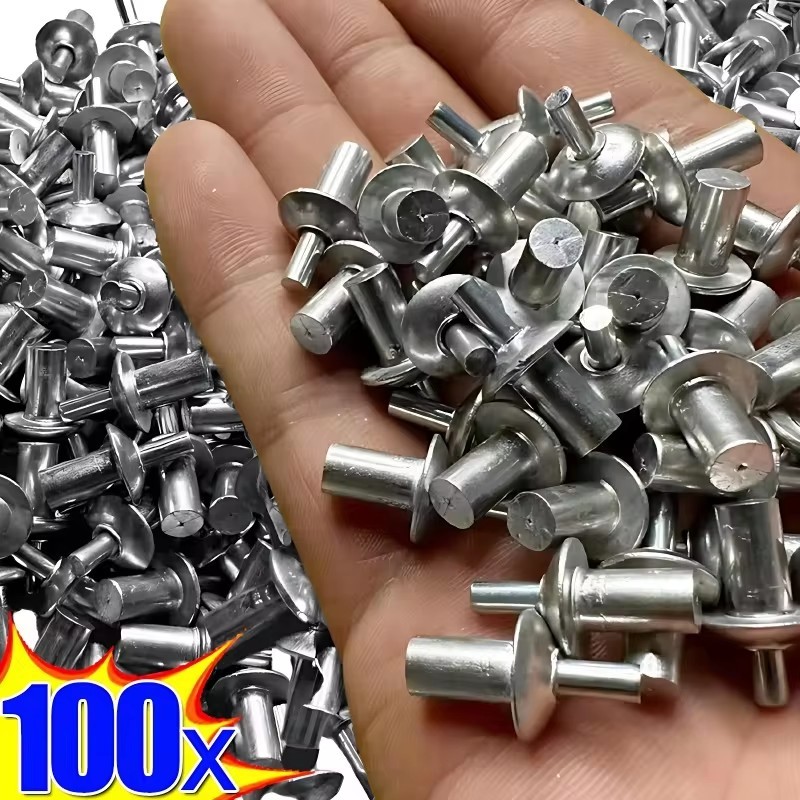 100Pcs Hammer Drive expansion Rivets Percussion Expansion Aluminum nail ...