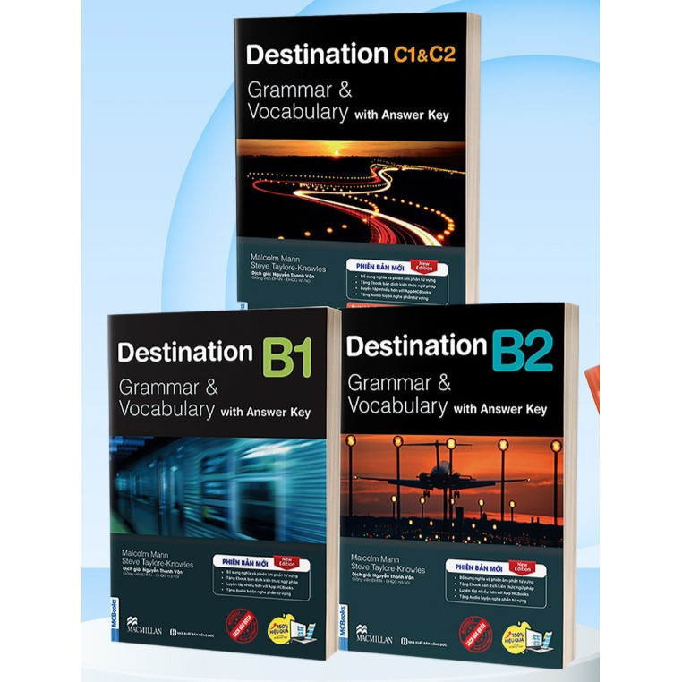 Complete Book of Destination Grammar Textbook & Vocabulary B1, B2, C1&C2 (With Answers) Retail ...