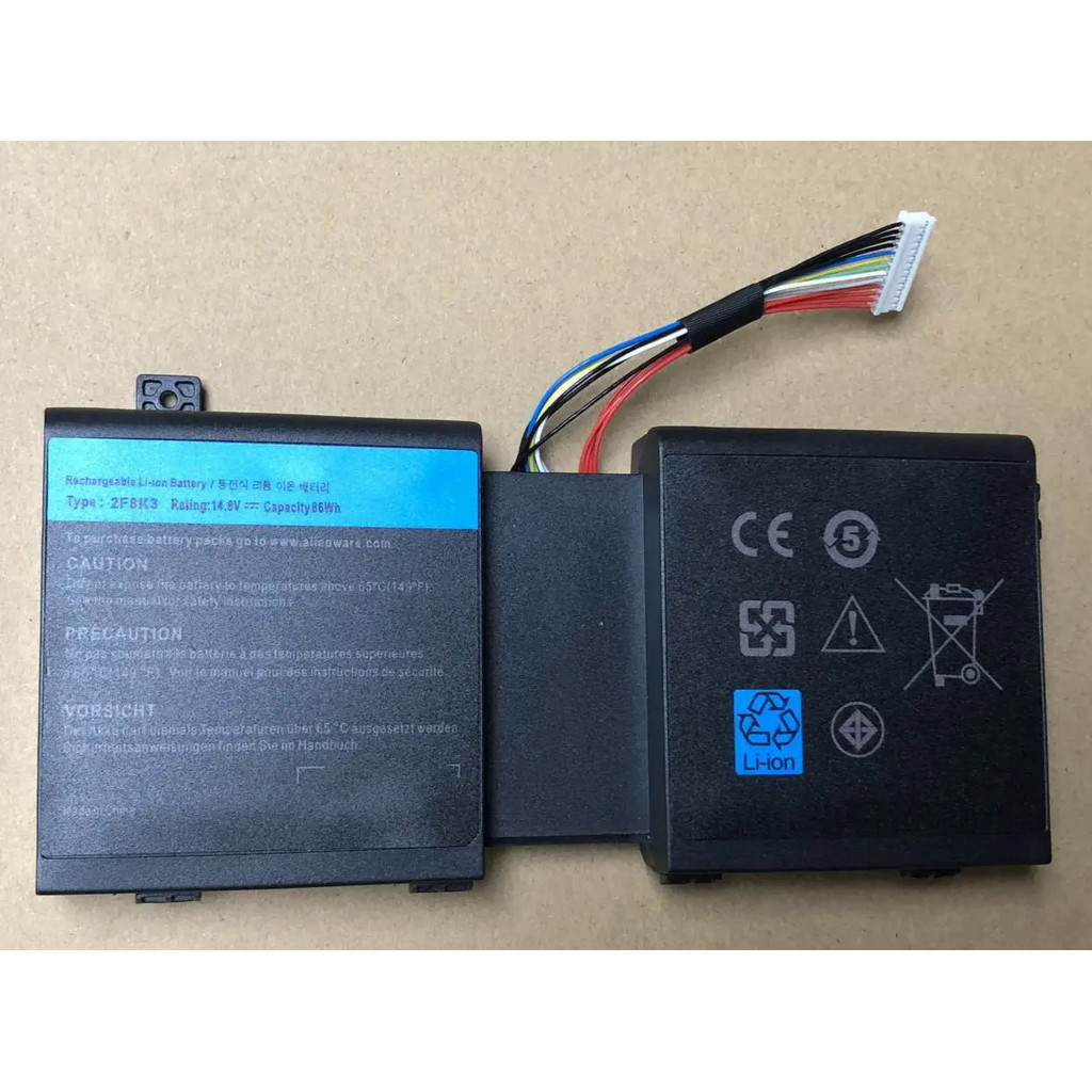 2F8K3 Laptop Battery For Dell Alienware 17 R1 17X M17X-R5 Alienware 18 ...
